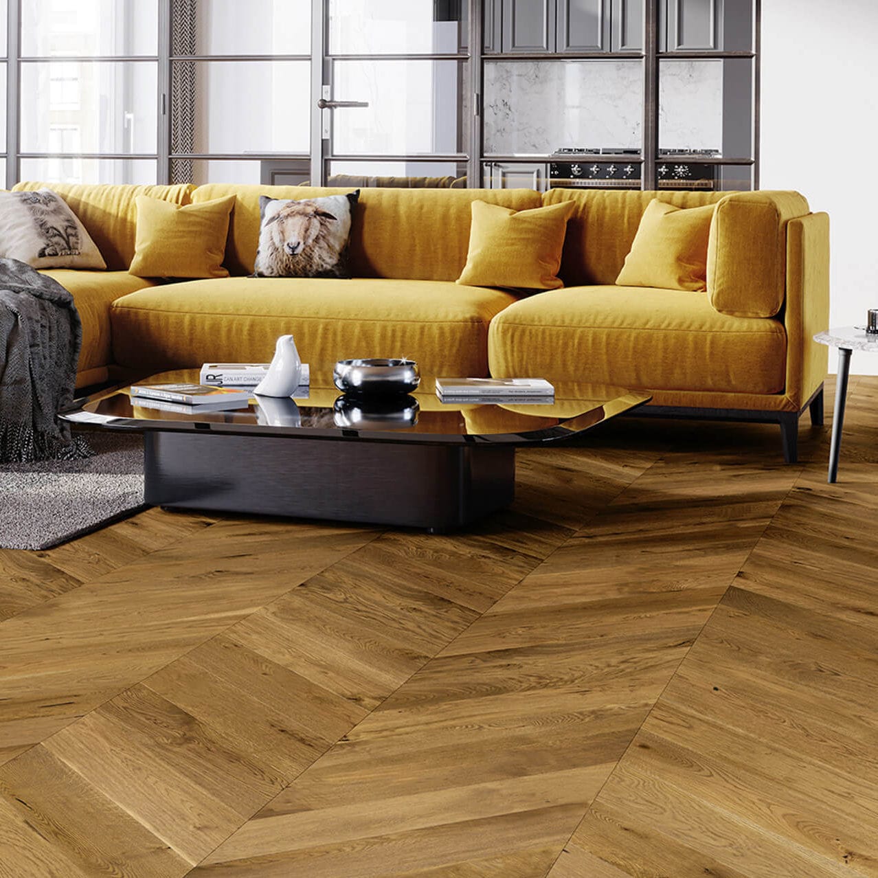 Engineered parquet floor - AUTHENTIQUE FUMÉ - Décoplus Parquets ...