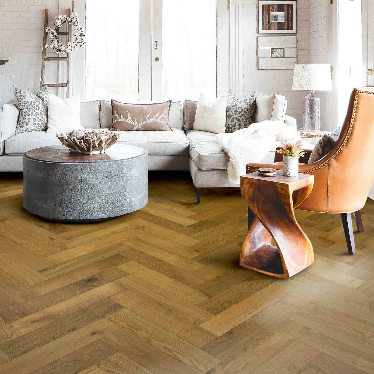Engineered parquet floor - AUTHENTIQUE FUMÉ - Décoplus Parquets ...
