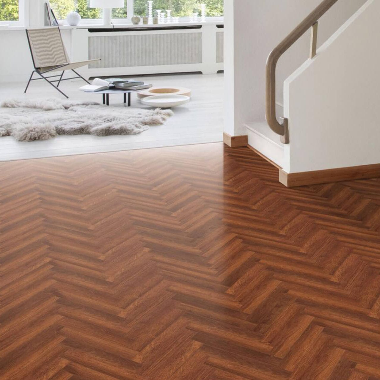 Merbau laminate flooring - BATON ROMPU MERBAU MARRON - Décoplus ...