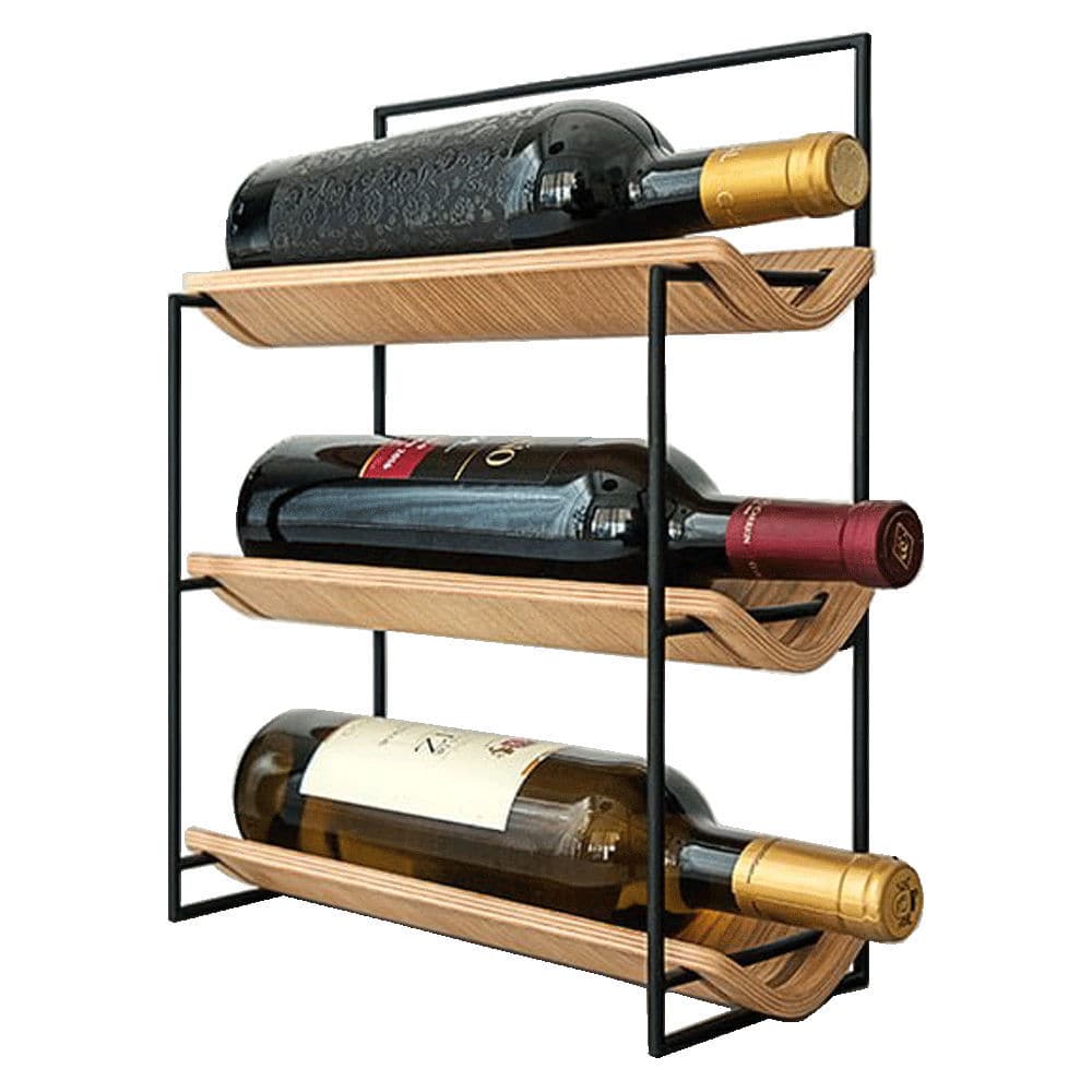 Wine shelf - 205003 - Shabbes - wall-mounted / contemporary / oak