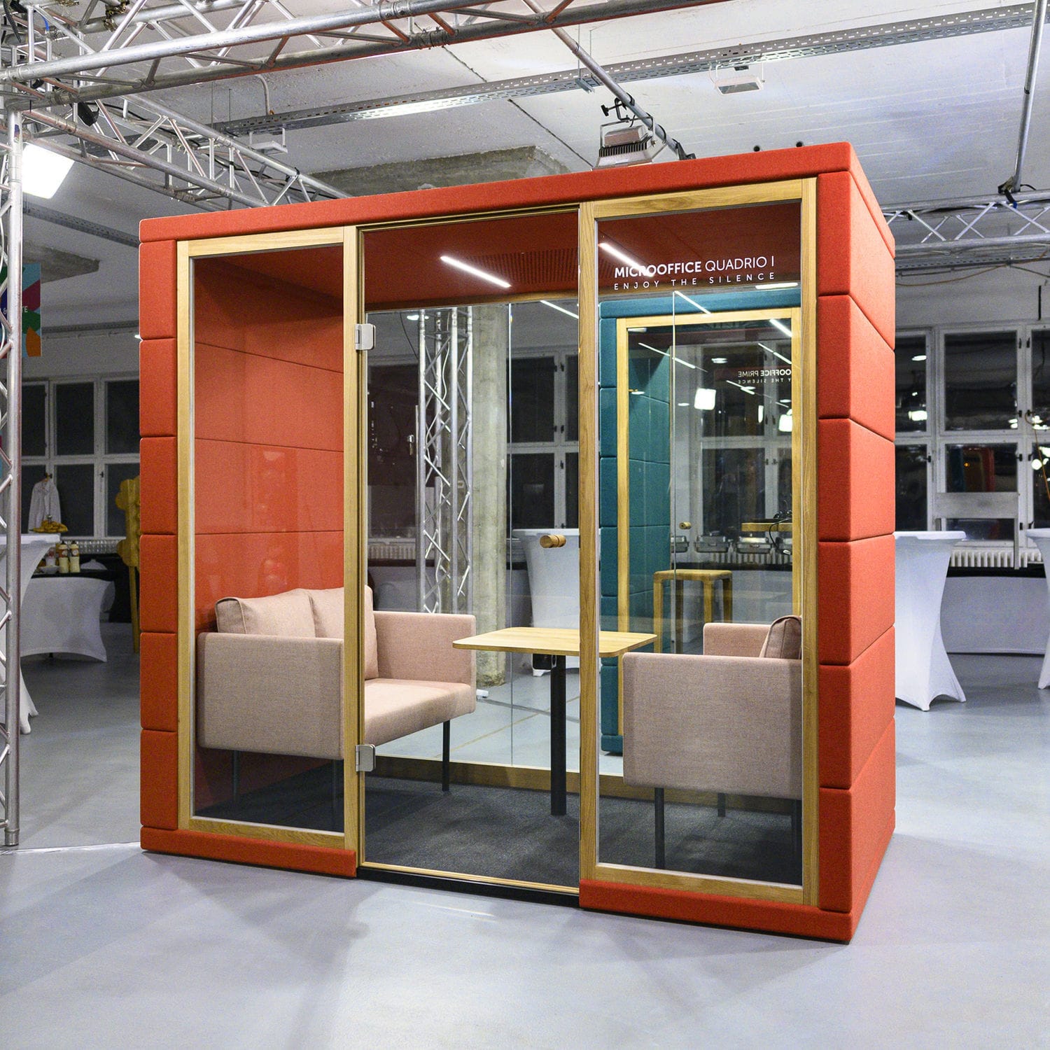 Acoustic privacy office space - MICROOFFICE QUADRIO I - SilentLab - for ...