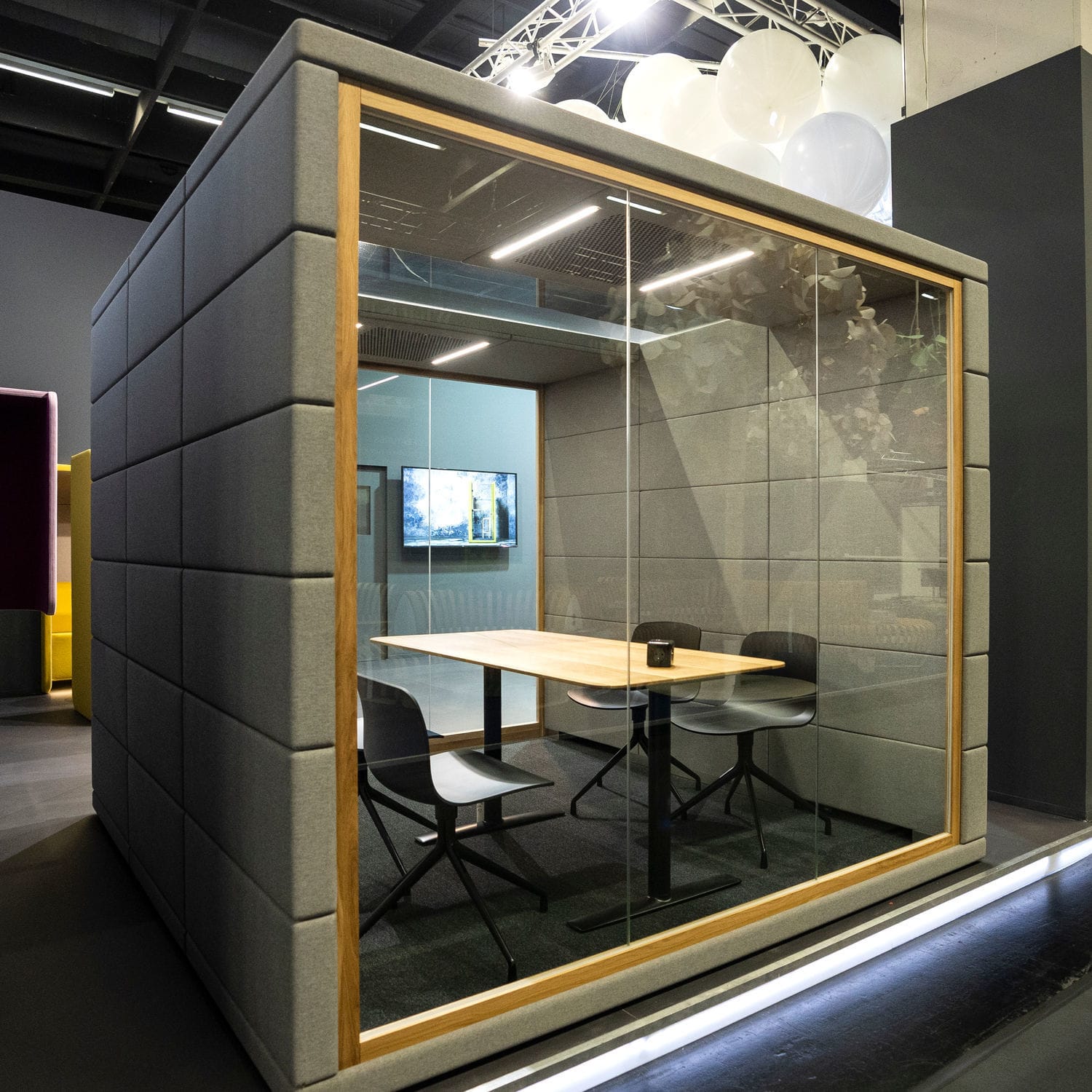 Acoustic privacy office space - MICROOFFICE QUADRIO III - SilentLab ...