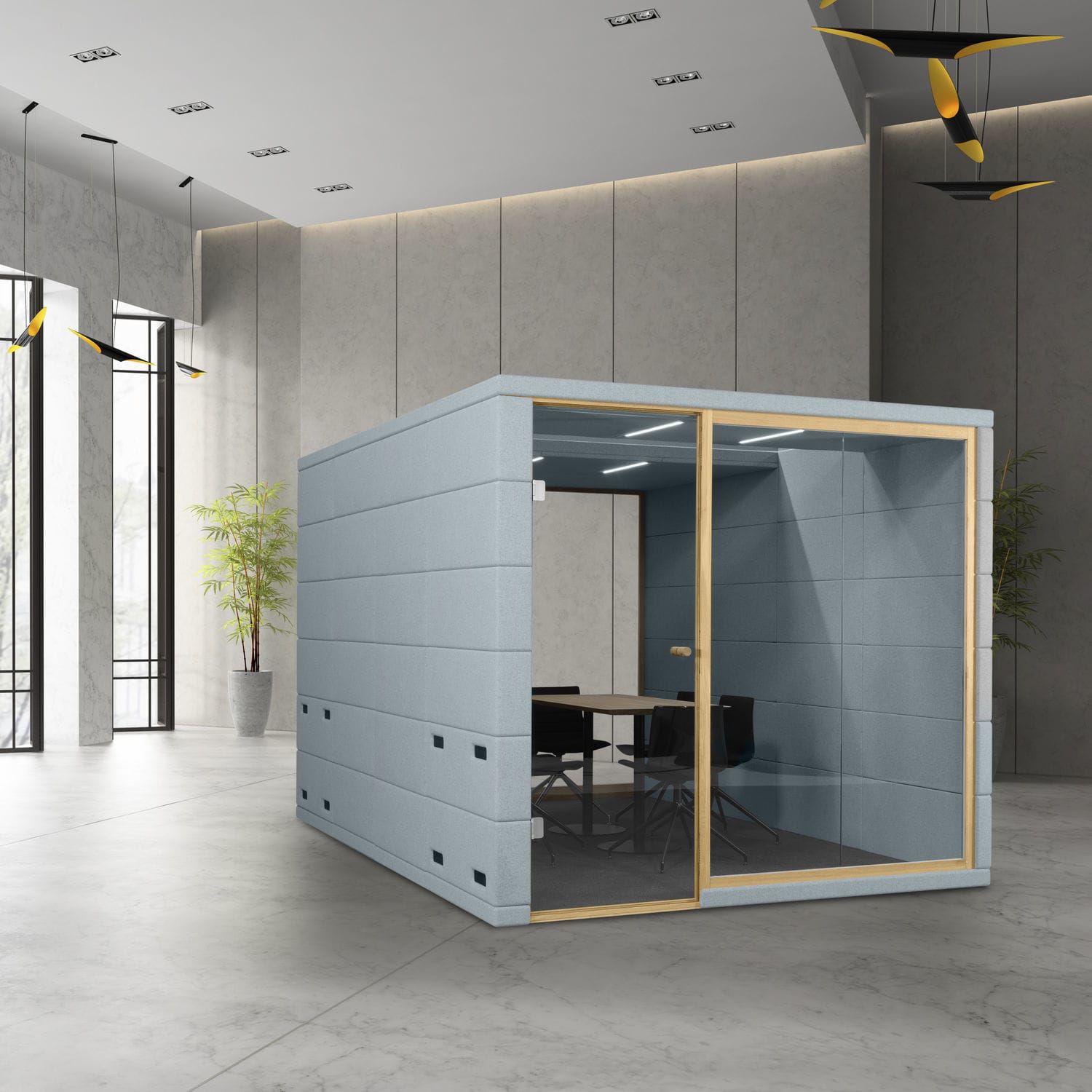 Acoustic privacy office space - MICROOFFICE QUADRIO IV - SilentLab ...