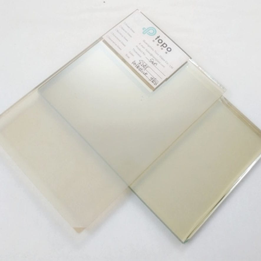 Transparent glass panel - R-CS - Guangzhou Topo Glass Co., Ltd. - for ...