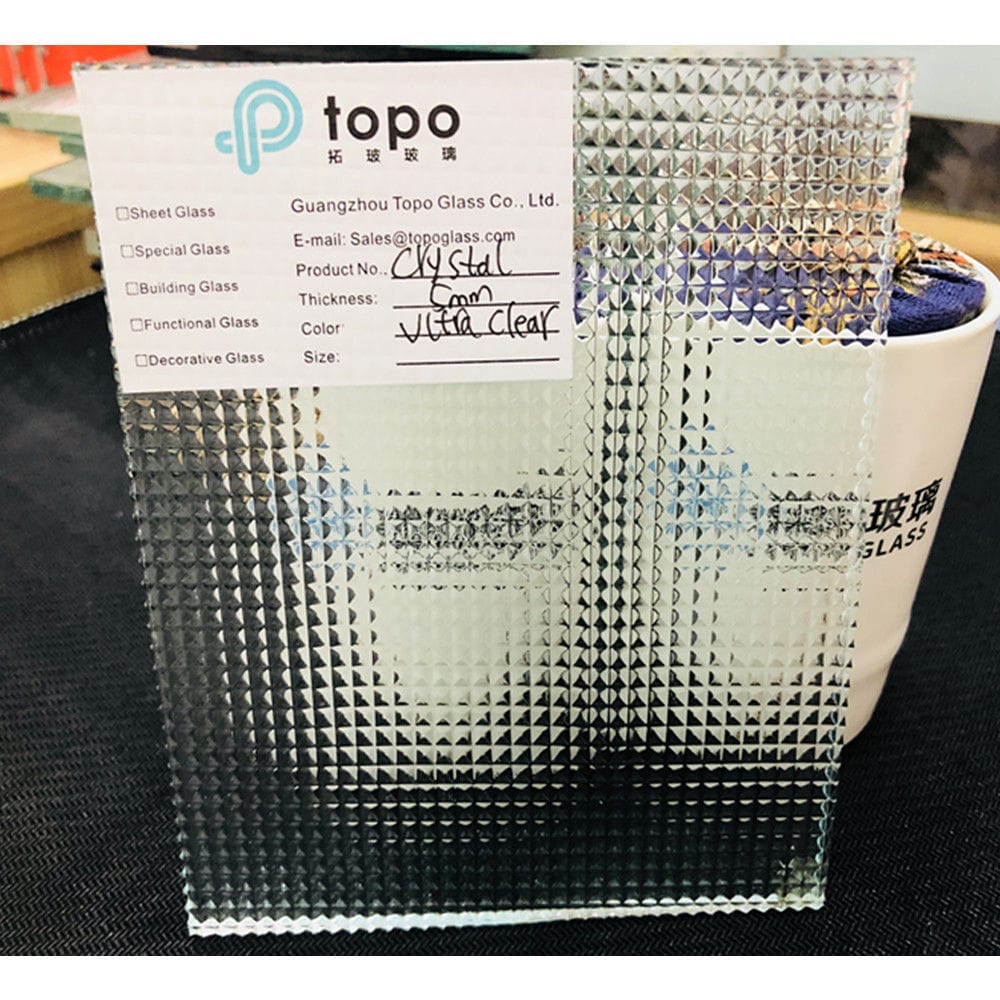 Patterned glass panel - CP-TP - Guangzhou Topo Glass Co., Ltd ...