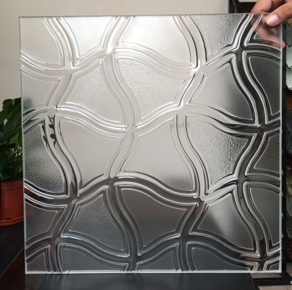 Textured glass panel - MR-SJ-1010 - Guangzhou Topo Glass Co., Ltd ...