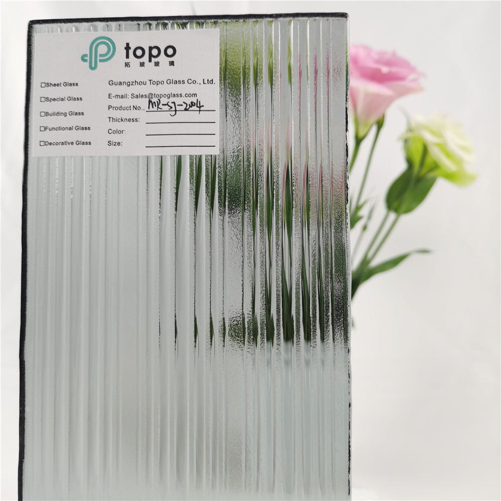 Patterned glass panel - MR-SJ-200 - Guangzhou Topo Glass Co., Ltd ...