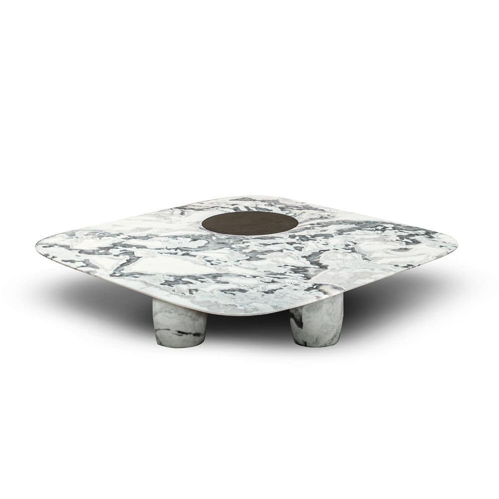 Contemporary coffee table - JOSS - HESSENTIA | Cornelio Cappellini - marble / metal base ...