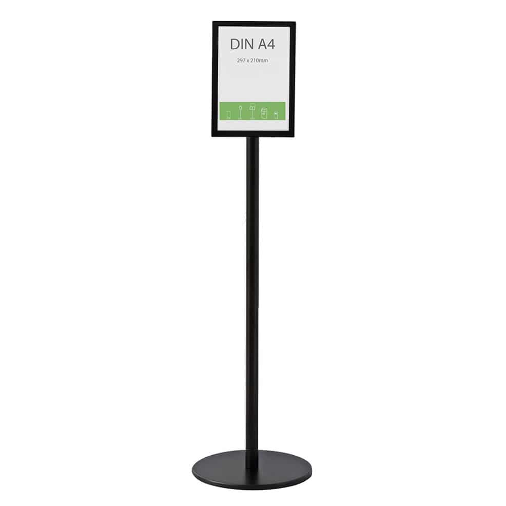 Floor-mounted info sign stand - Q EZI FRAME - FEPRO - indoor / double ...