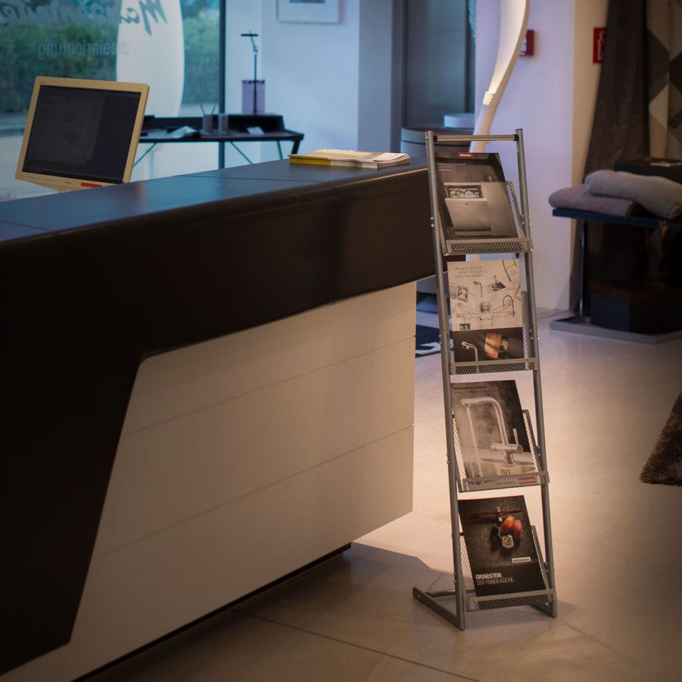 Floor-standing brochures rack - 02323 - FEPRO - self-supporting / metal ...