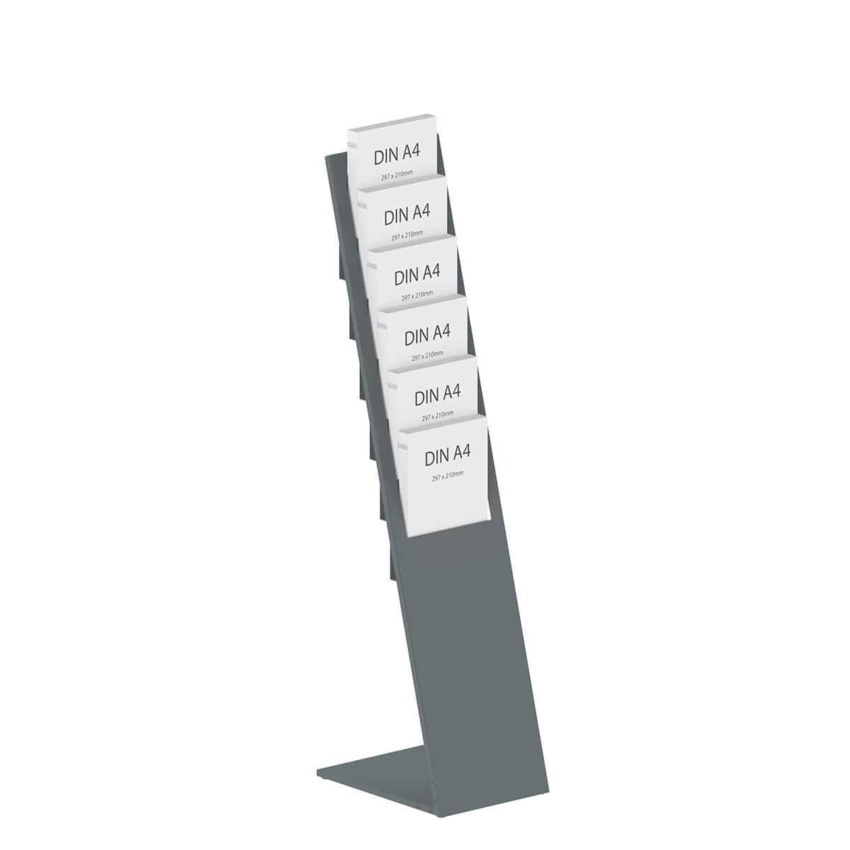Floor-standing brochures rack - PLANAR6 - FEPRO - self-supporting ...