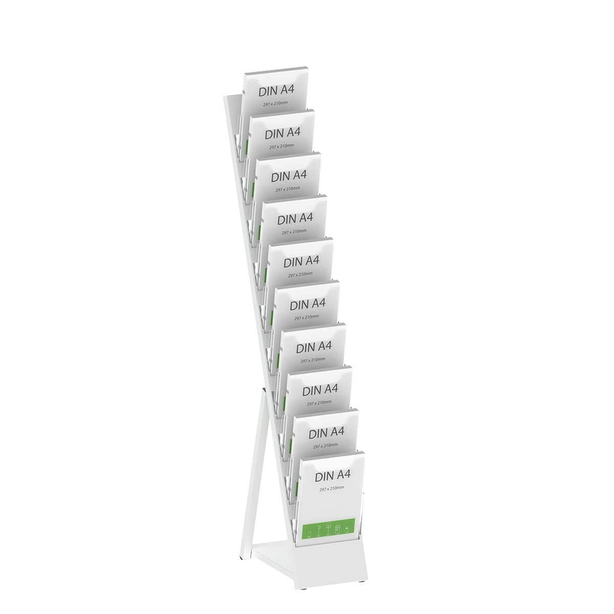 Floor-standing brochures rack - LEAN10 - FEPRO - self-supporting ...