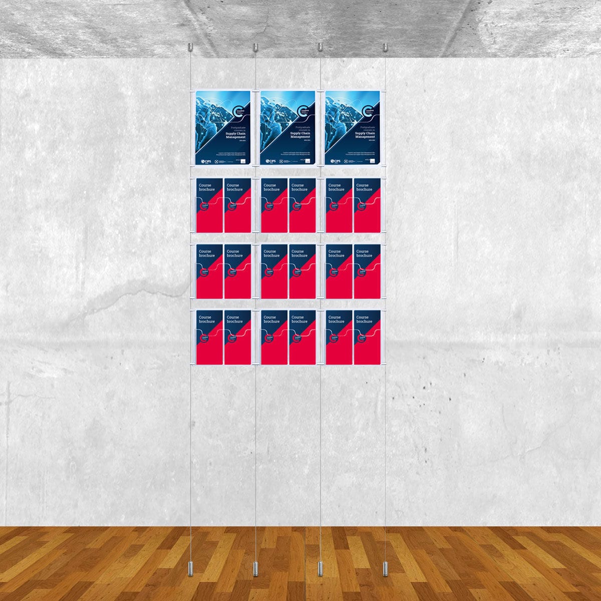 Hanging display panel - IMS - FEPRO - indoor / acrylic