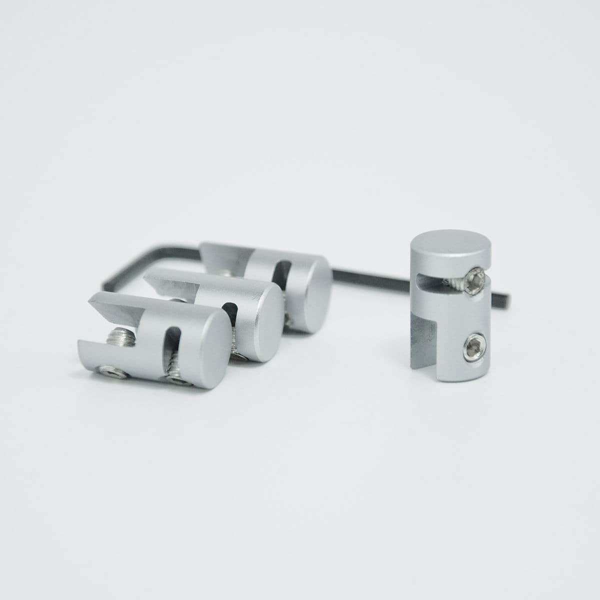 Aluminum glass clamp - IMS SINGLE SITE - FEPRO - for interior / for signage