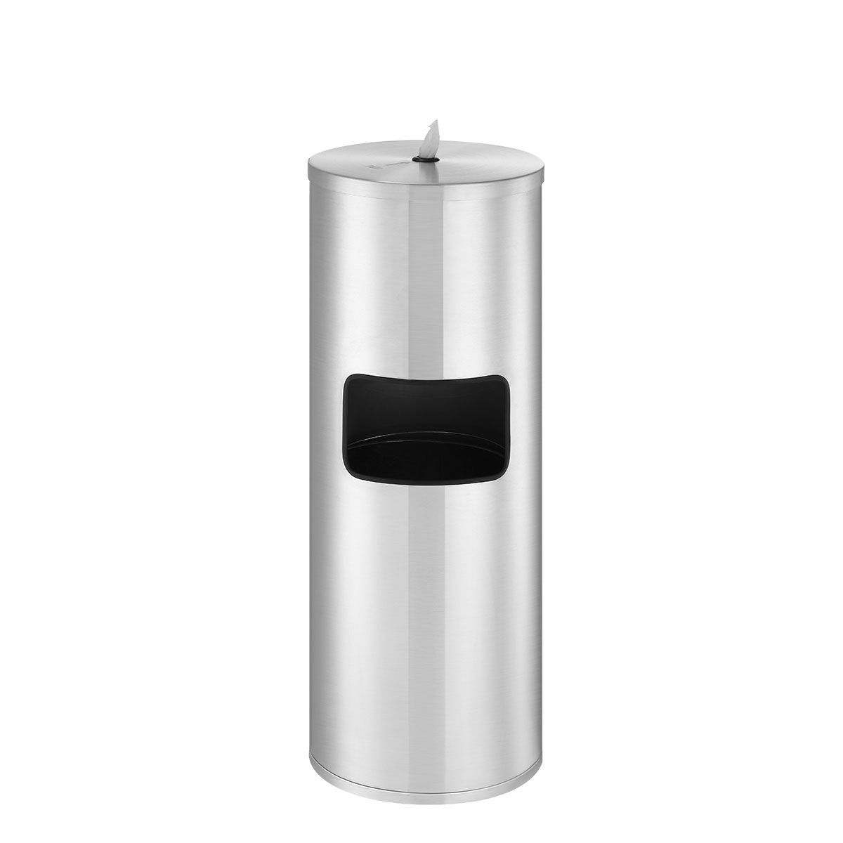 Wipe dispenser with trash can - CYLI - FEPRO - free-standing ...
