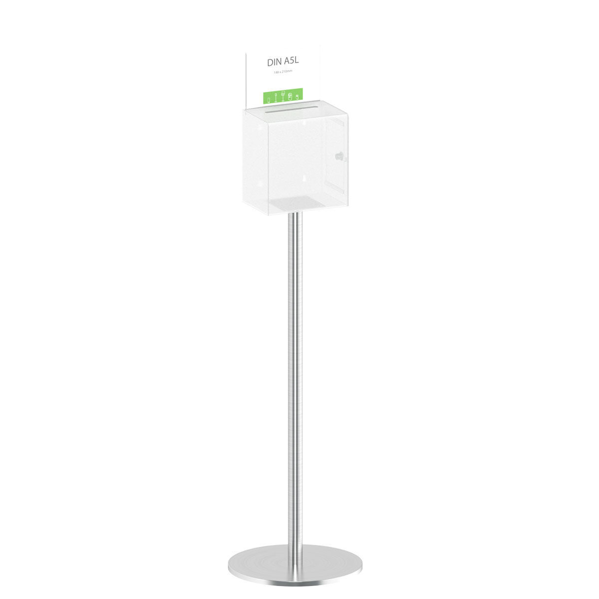 Ballot box - Q EZI - FEPRO - countertop / floor-standing / wall mount