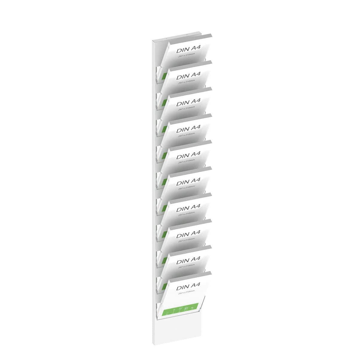 Wall-mounted brochures rack - LEAN10 - FEPRO