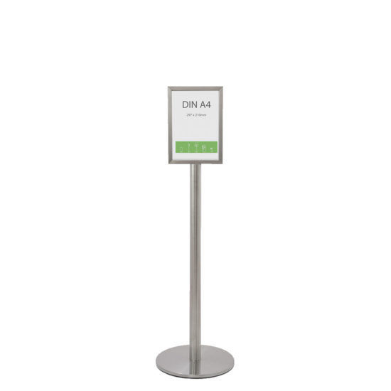 Floor-standing info sign stand - Q EZI FRAME - FEPRO - indoor / double ...