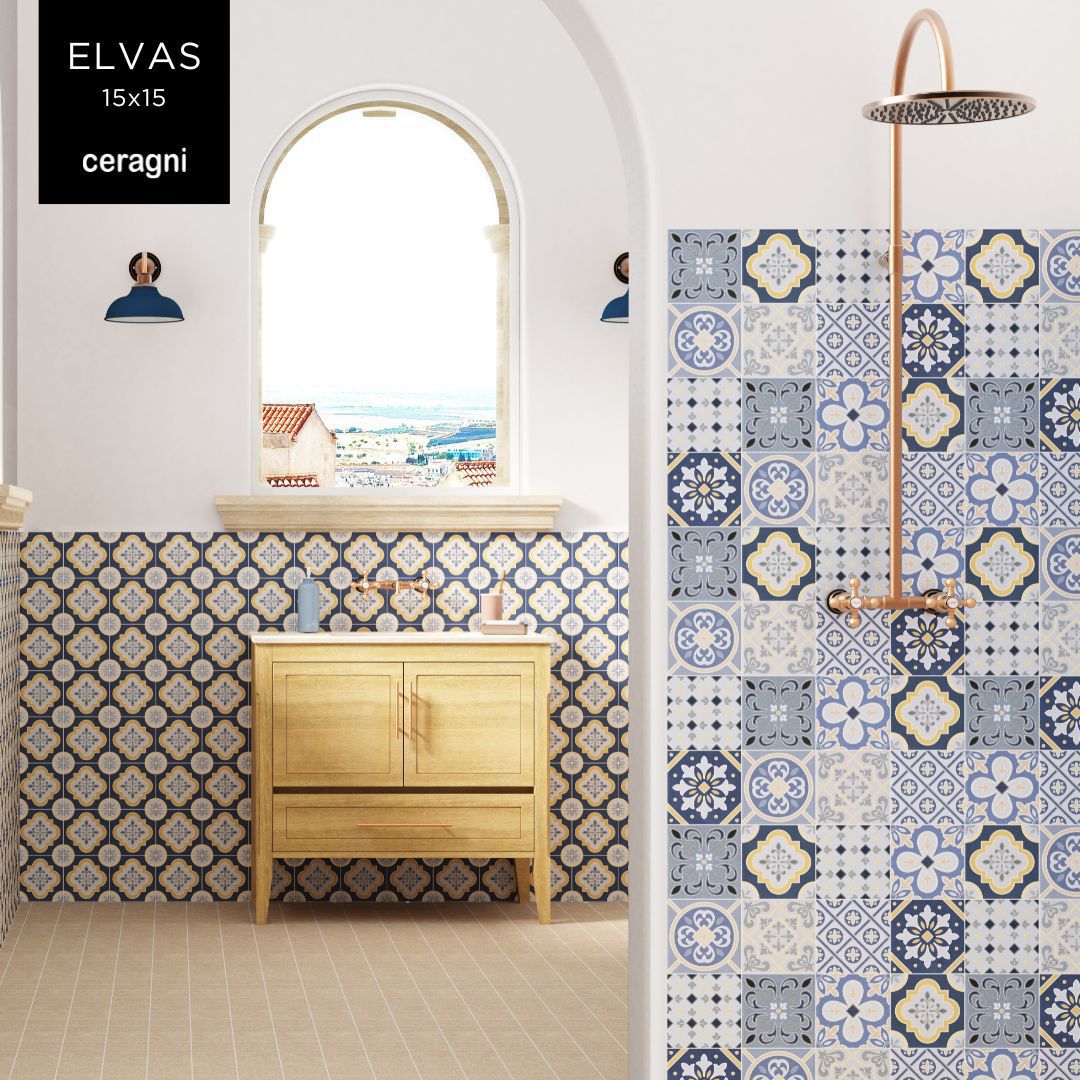 Indoor tile - ELVAS | 15x15 - CERAGNI | Wall Ceramic Tiles - bathroom ...