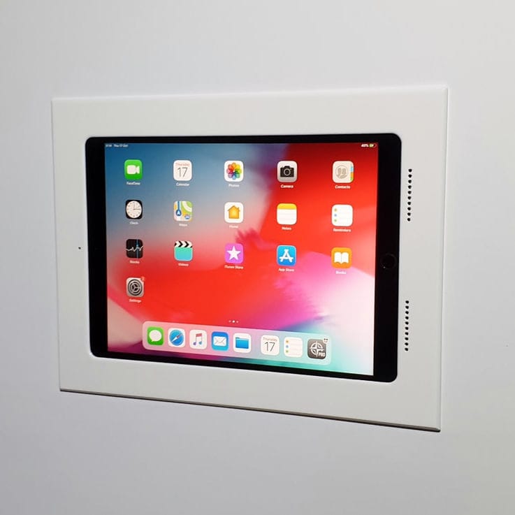 Wall-mounted iPad® holder - 002-1-616-WH - Wall-Smart - home ...