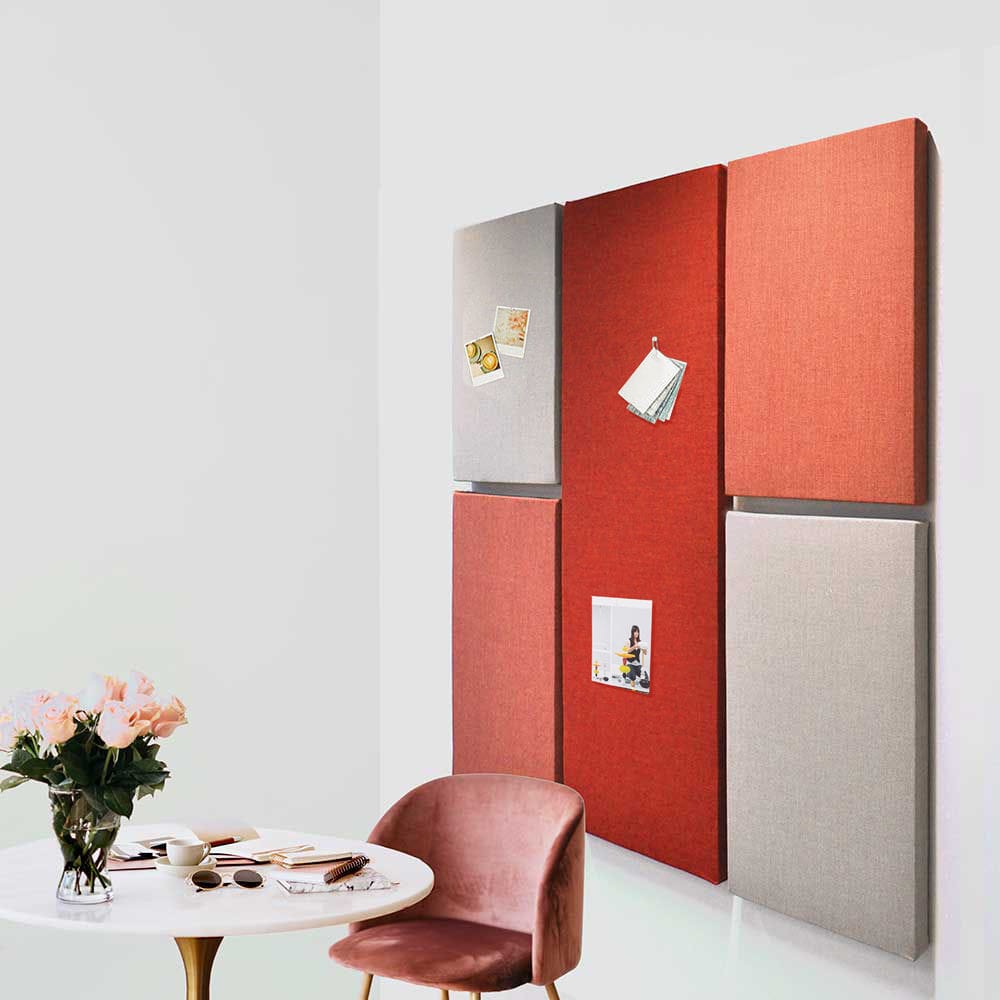 Wall pinboard - Pinboard KIEZEL - studioVIX - large-format / acoustic