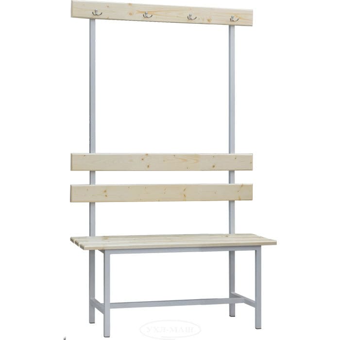 Contemporary locker room bench - CV - PJSC UHL-MASH - wooden / with ...
