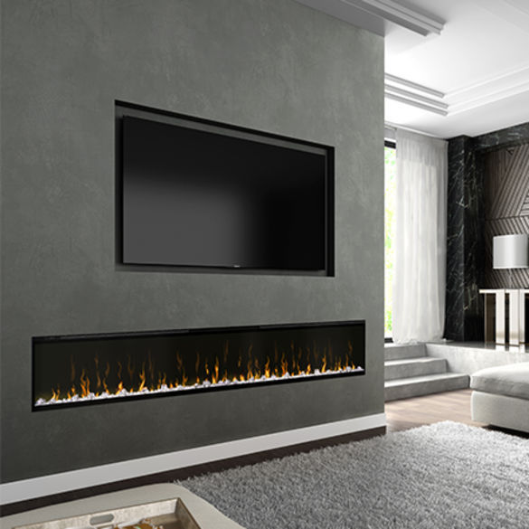 Electric open hearth - Ignite XLF 100 - Dimplex - 1-sided / glass ...
