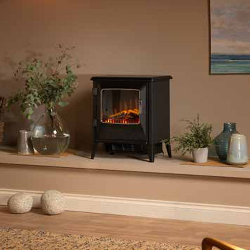 Electric heating stove - Lucia - Dimplex - 0 - 5 kW / with legs ...