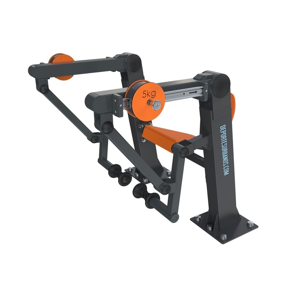 Leg raise weight training machine - DU-HK-3902 - DEPORTES URBANOS ...
