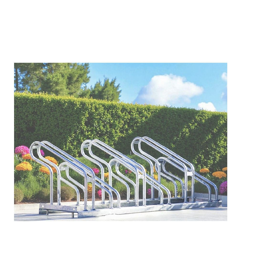 Floor-mounted bike rack - DUMUAP-01 - DEPORTES URBANOS - outdoor ...
