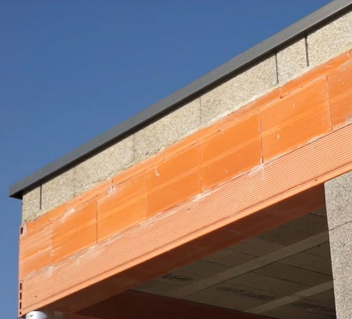 Aluminum capping - Aral C - ARALTEC - flat roof / wall