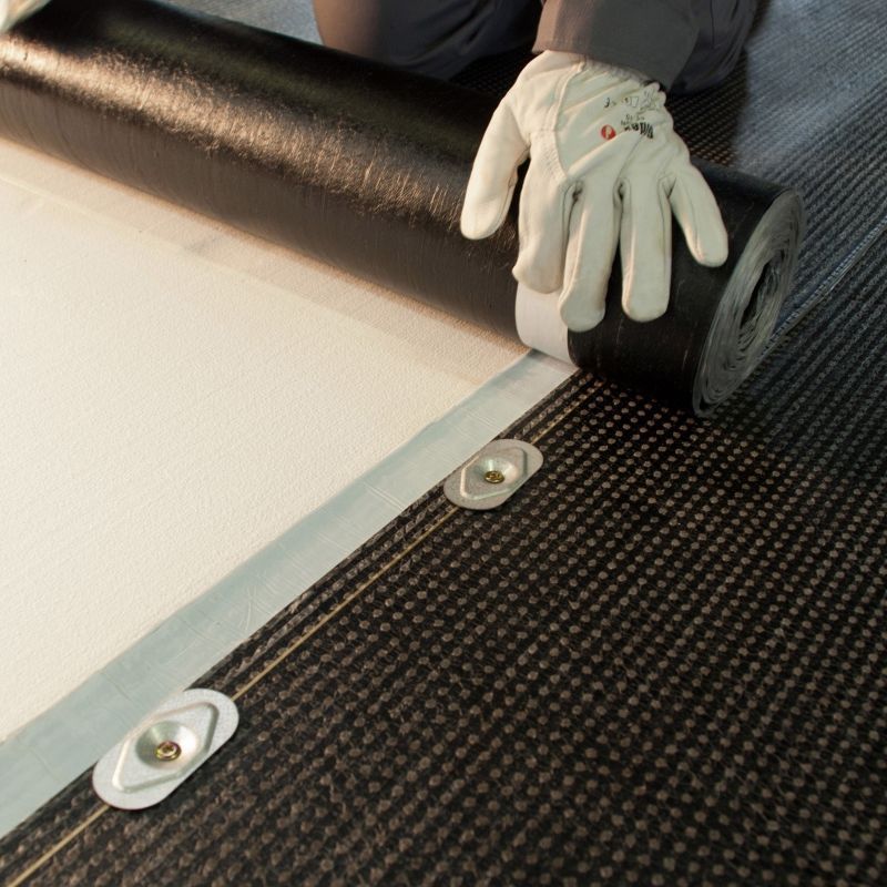 Flat roof bituminous waterproofing - TOPFIX® SPF - AXTER - double-layer