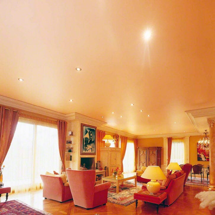 Canvas stretch ceiling - TRADITION® - BARRISOL - PVC / for swimming ...