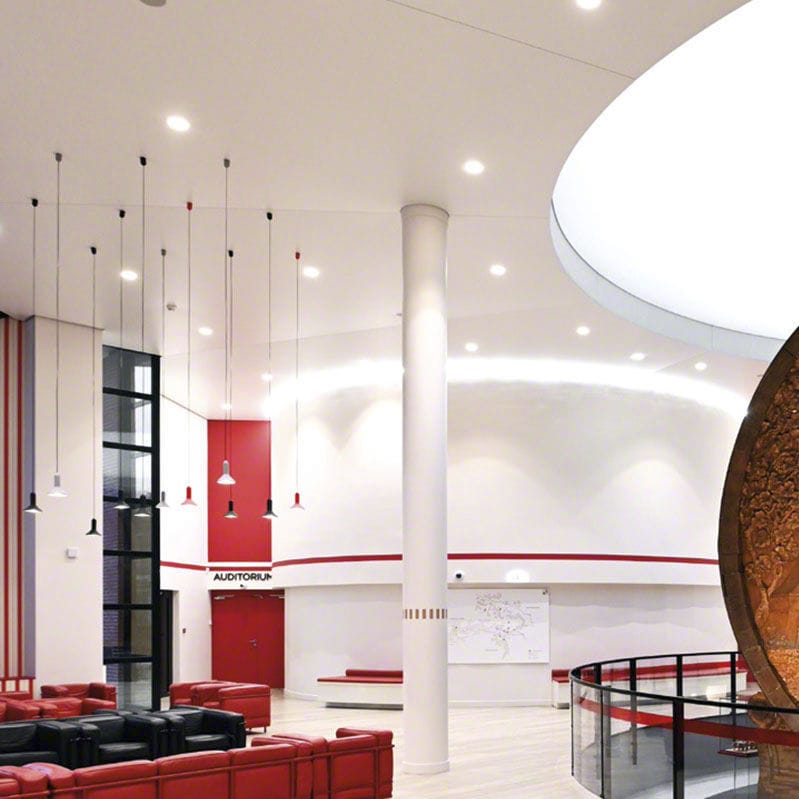 Canvas stretch ceiling - PURE CLIM® - BARRISOL - for office / indoor ...