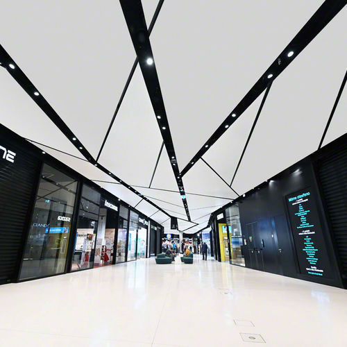 Canvas stretch ceiling - BARRISOL - for office / interior / acoustic