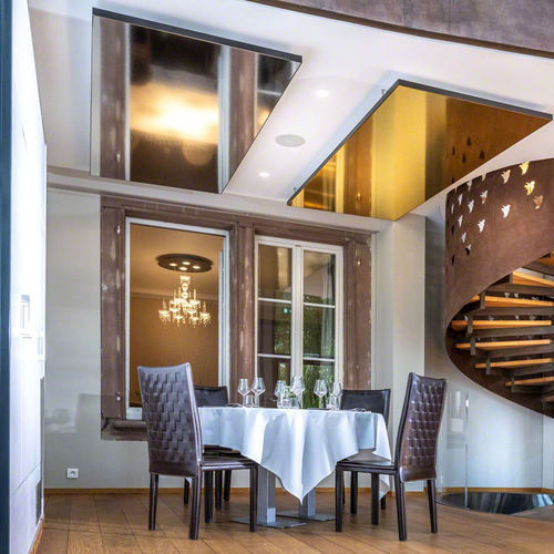 Ceiling stretched membrane - BARRISOL - printed / lightweight / acoustic