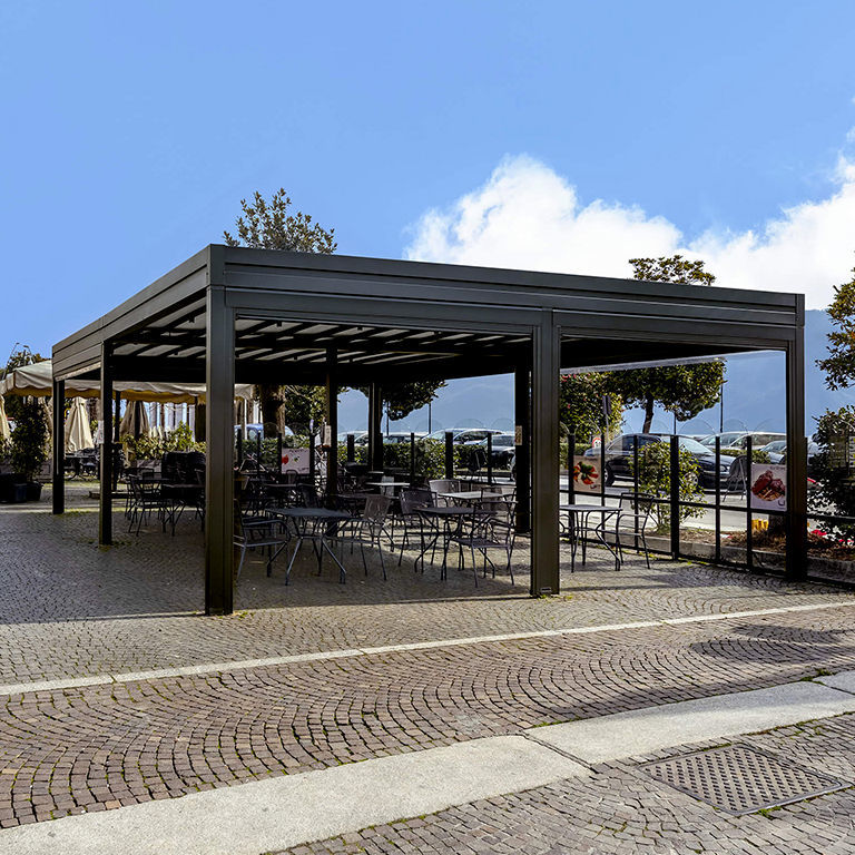 Self-supporting pergola - Flat - AMA sun protection industries - thermo ...