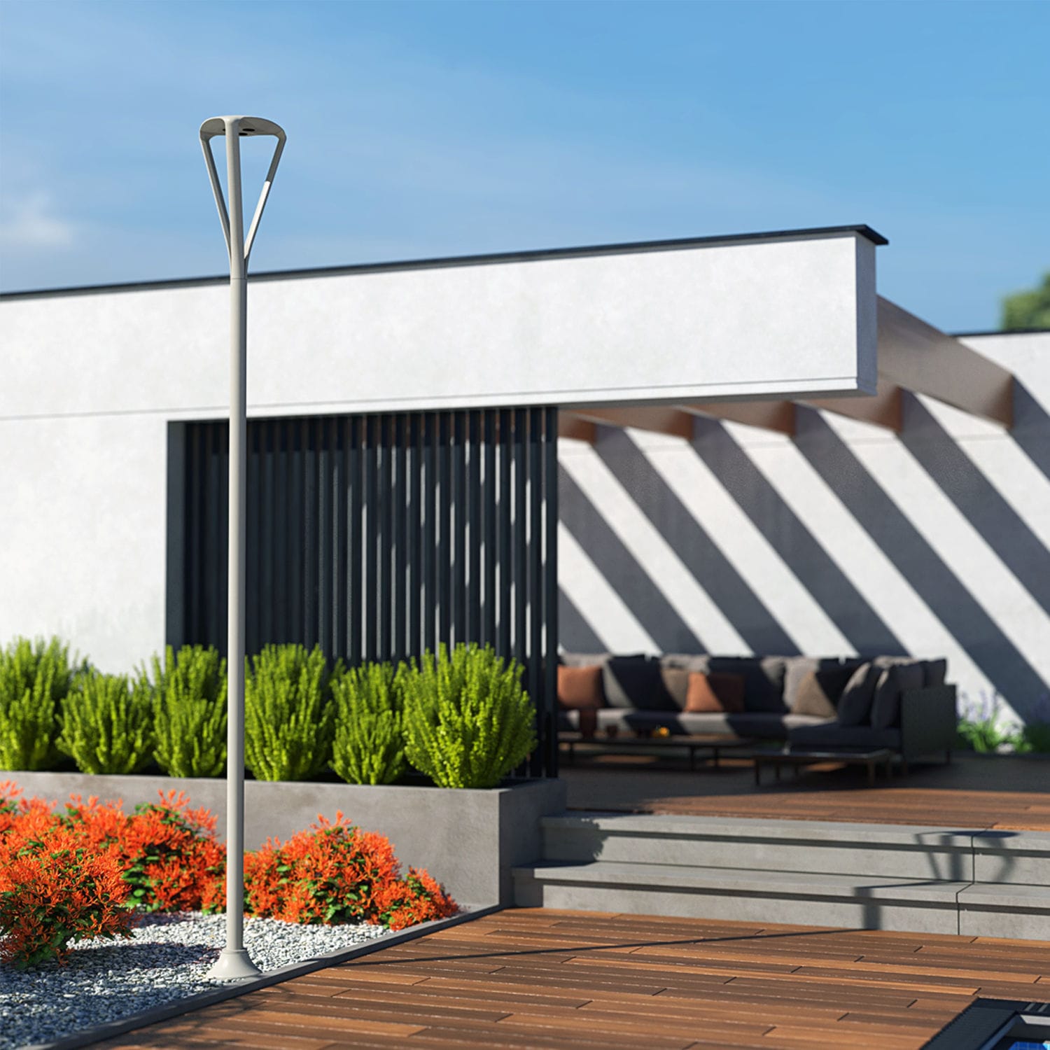 Urban lamp post - METIS - Light34 Lighting - minimalist design ...