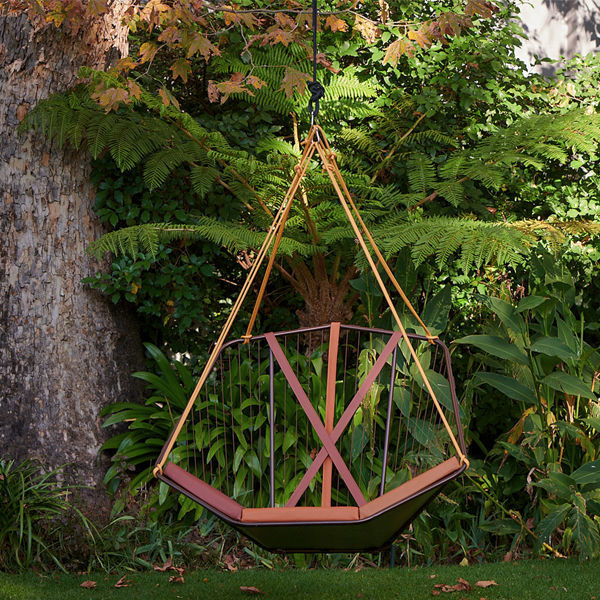 Contemporary hanging chair - ANGLE7 - Studio Stirling - outdoor ...