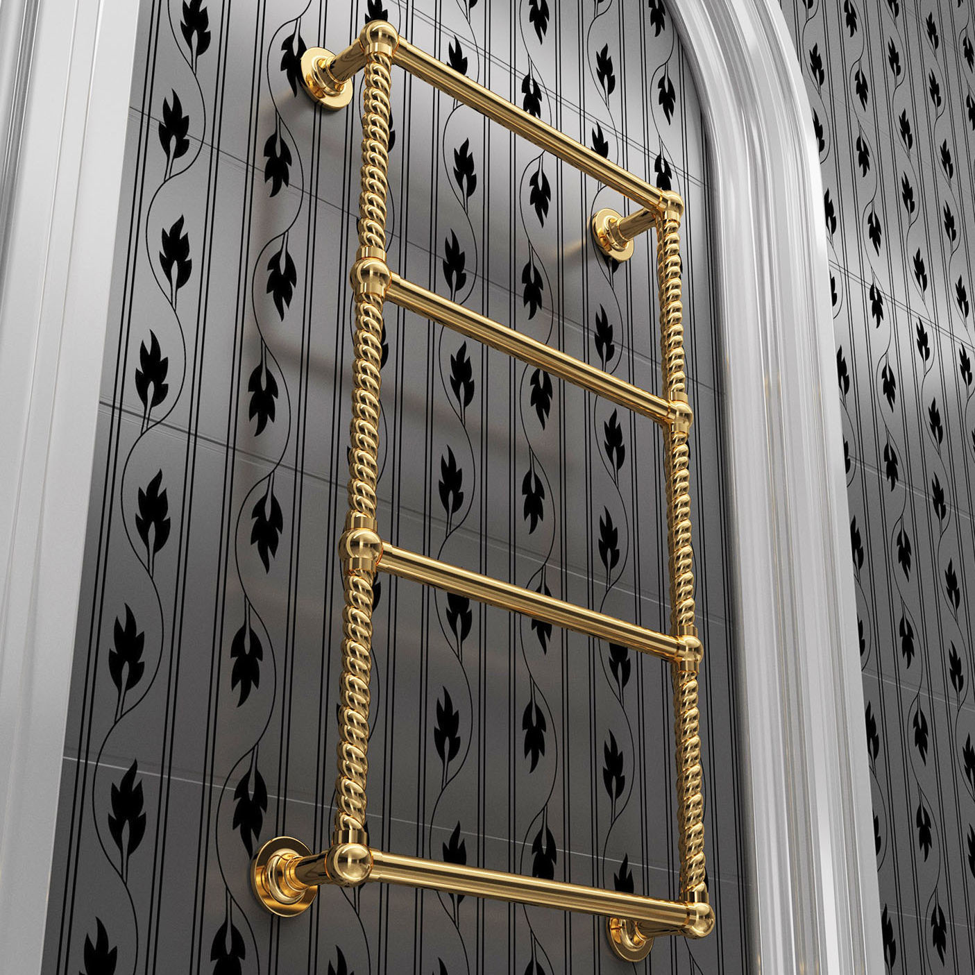 Hot water towel radiator - RETRÒ - CaloriferiOnline - electric / 0 ...