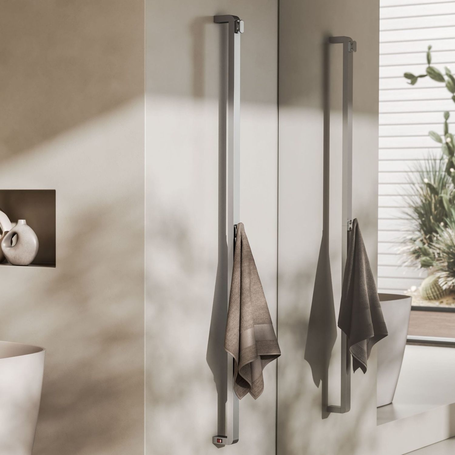 Electric towel radiator - 686/L - CaloriferiOnline - 0...500 w ...