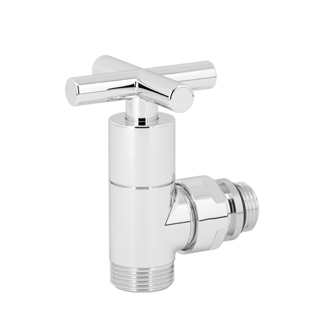 Radiator shut-off valve - MADELEINE - CaloriferiOnline - chrome-plated ...
