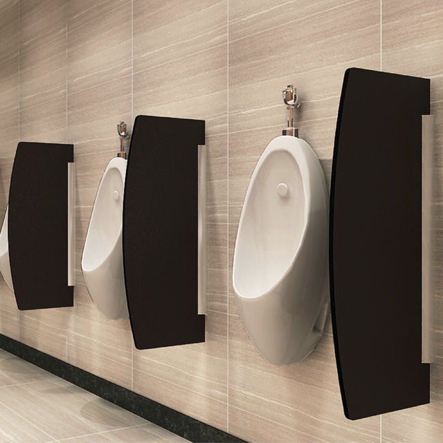 Compact laminate urinal partition - DEBO-TP-06 - DEBO - for public ...