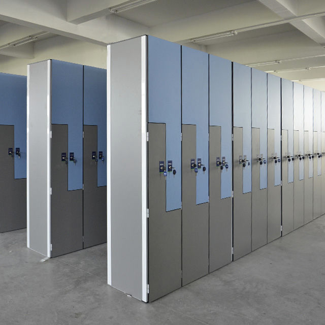 HPL storage locker - DEBO-LOCKER-02 - DEBO - for public building / for ...