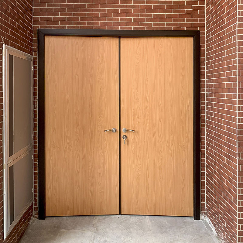 Exterior door - DEBO - aluminum / HPL / swing