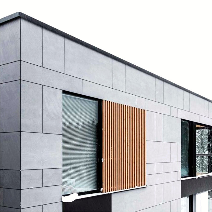 Panel cladding - DEBO HUWAI-HPL™ Compact Exterior Design Decor02 - DEBO ...