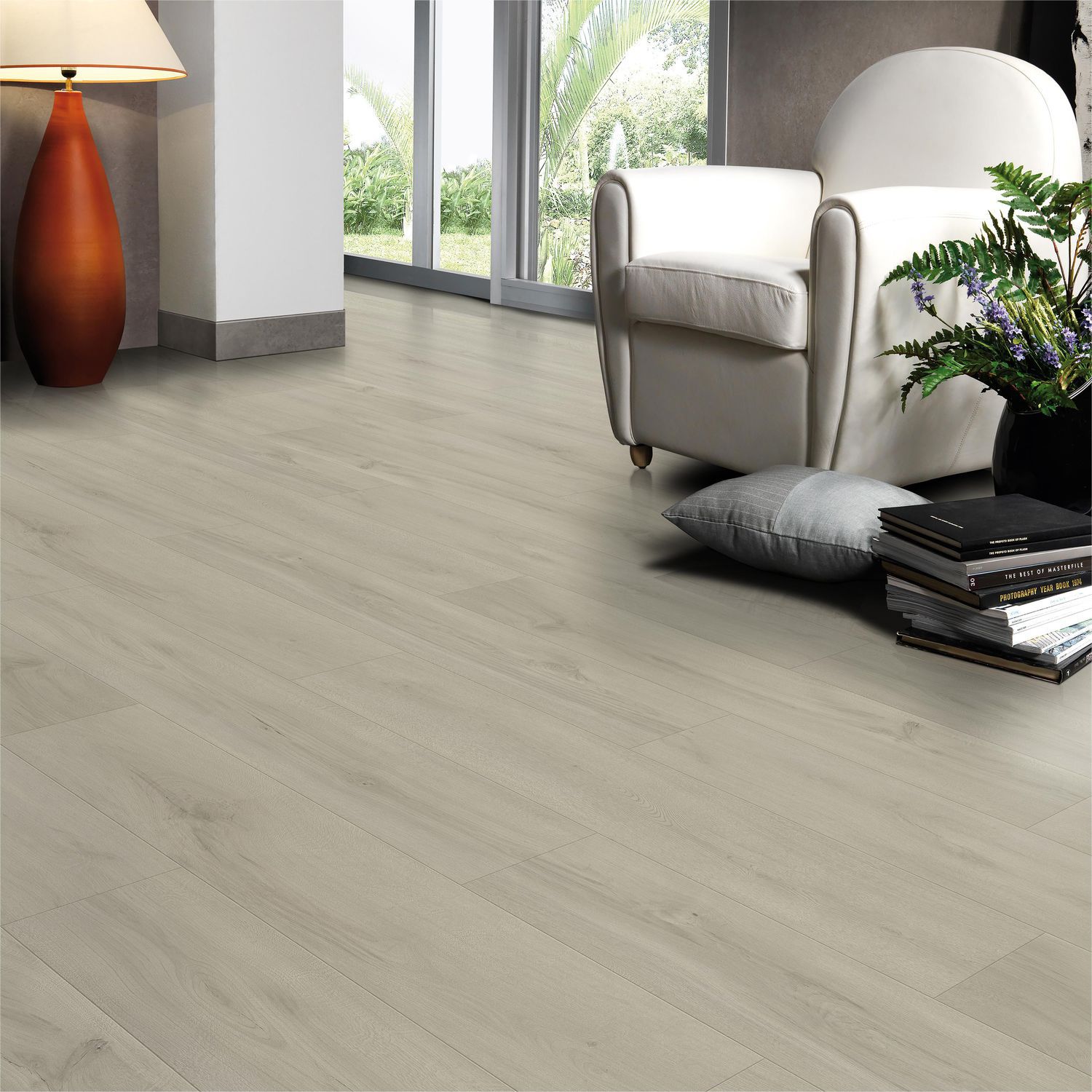 Wood fiber laminate flooring - DEBO 04 - DEBO - CDF / click-fit / wood look