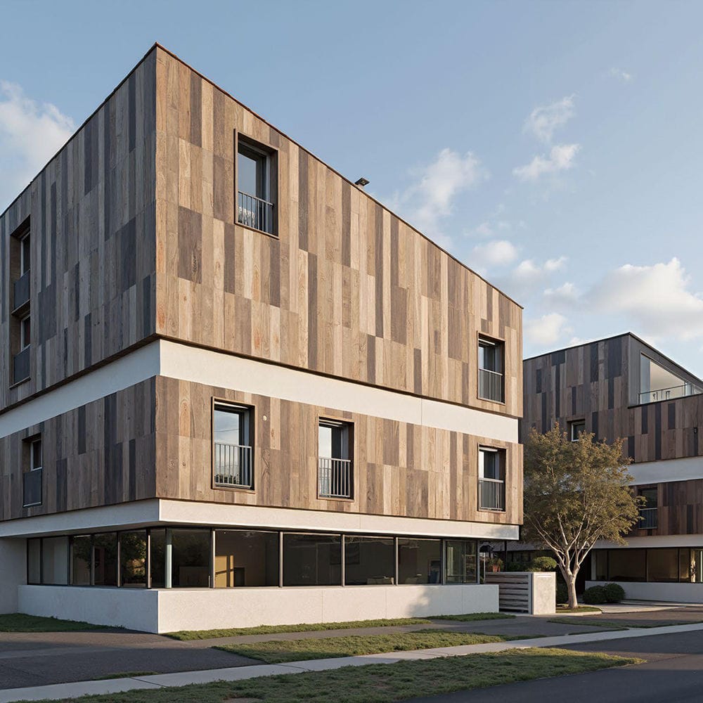 Strip cladding - HUWAI-HPL Siding - DEBO - HPL / vertical / horizontal