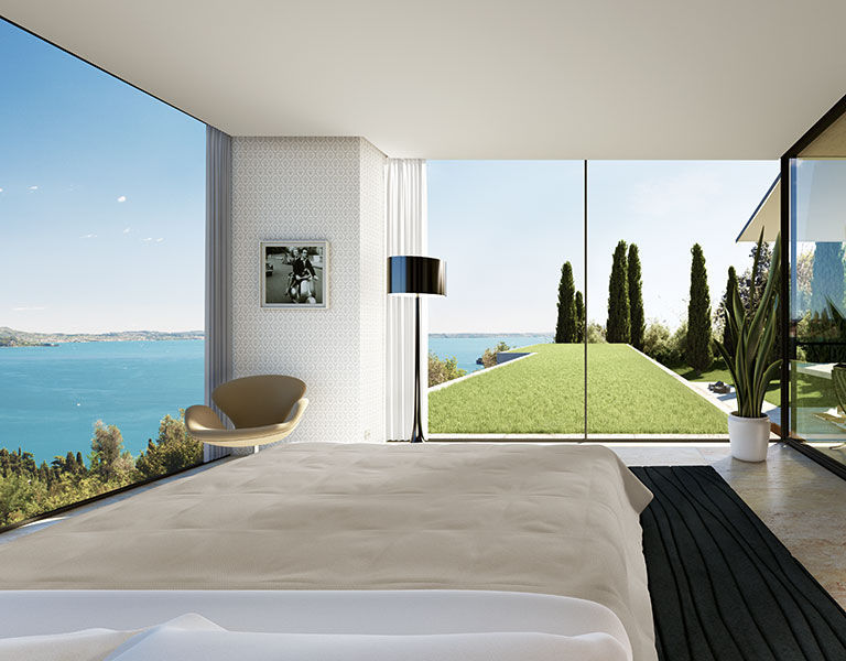 Aluminum patio door - Glassline™ - Hannes Huber GmbH - double-glazed ...