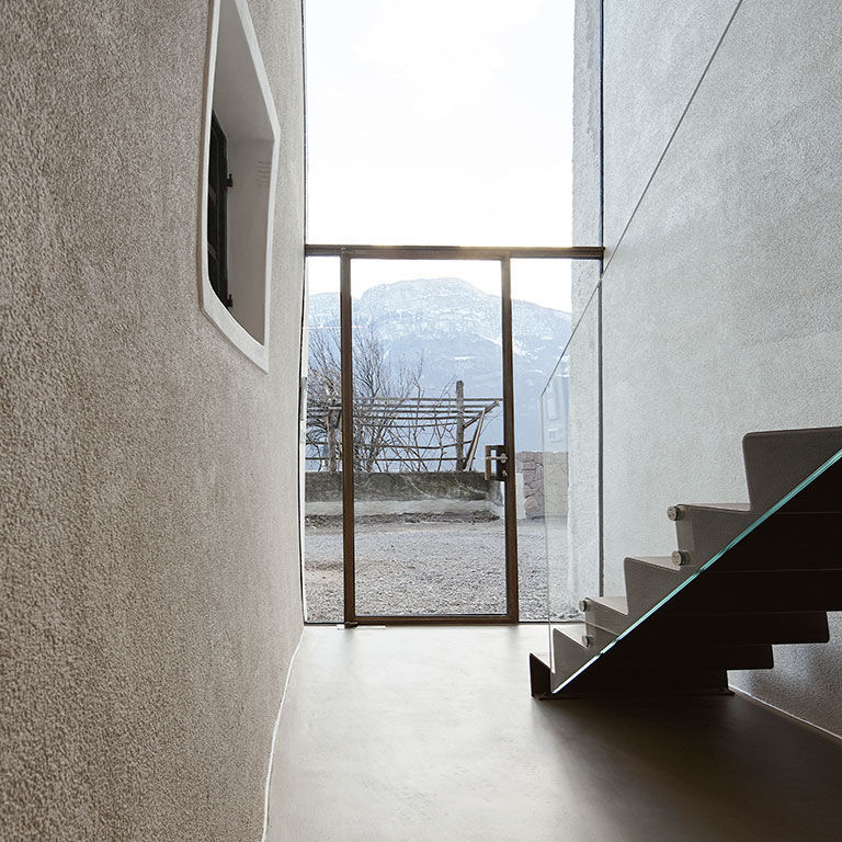 Entry door - Hannes Huber GmbH - glass / metal / sliding